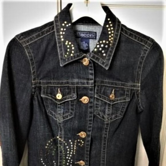 Baccini | Jackets & Coats | Baccini Denim Jean Jacket Size Ps Petite ...